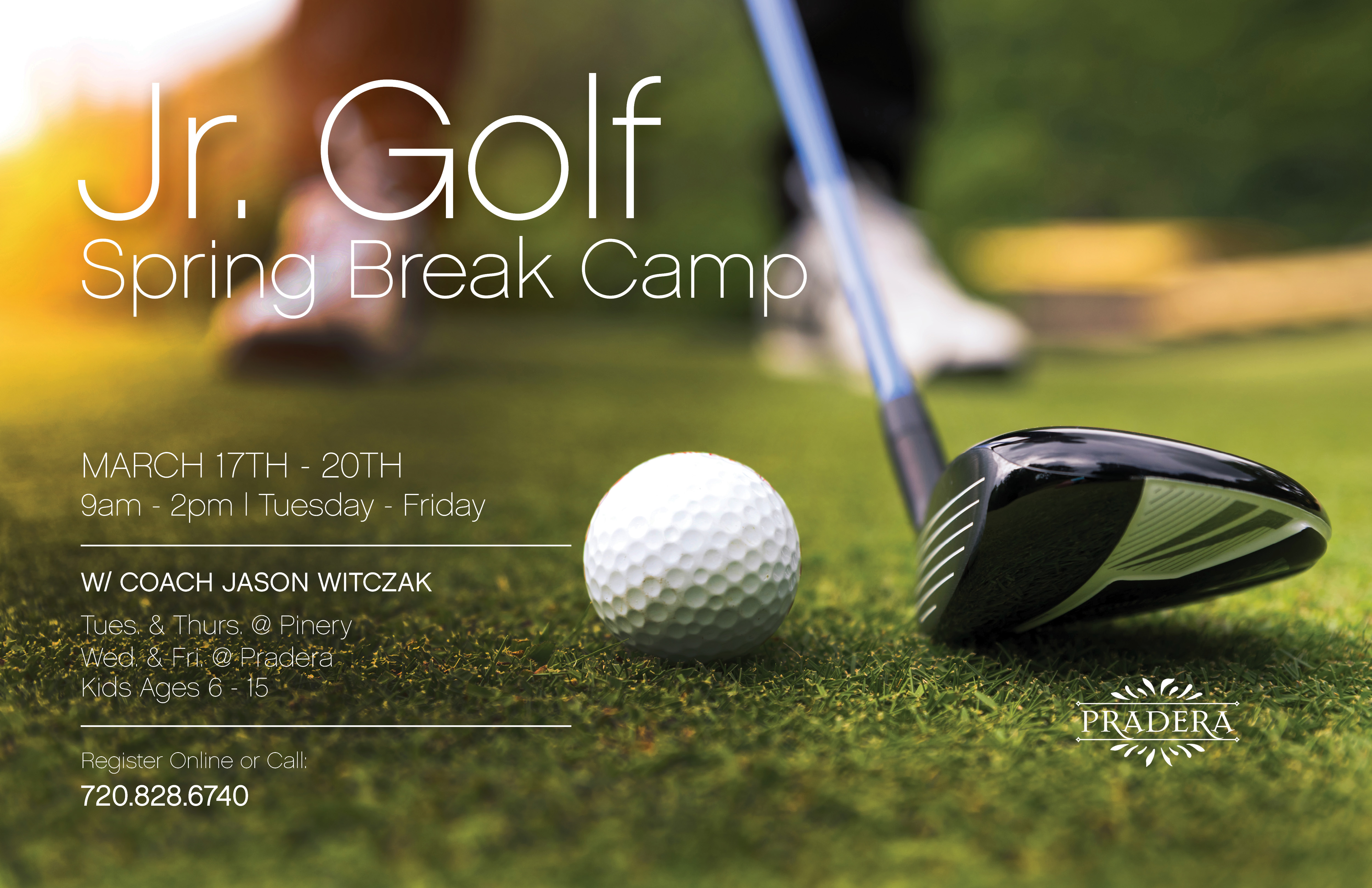 Jr. Golf - Spring Break Camp | The Pinery Country Club | 2020-03-17